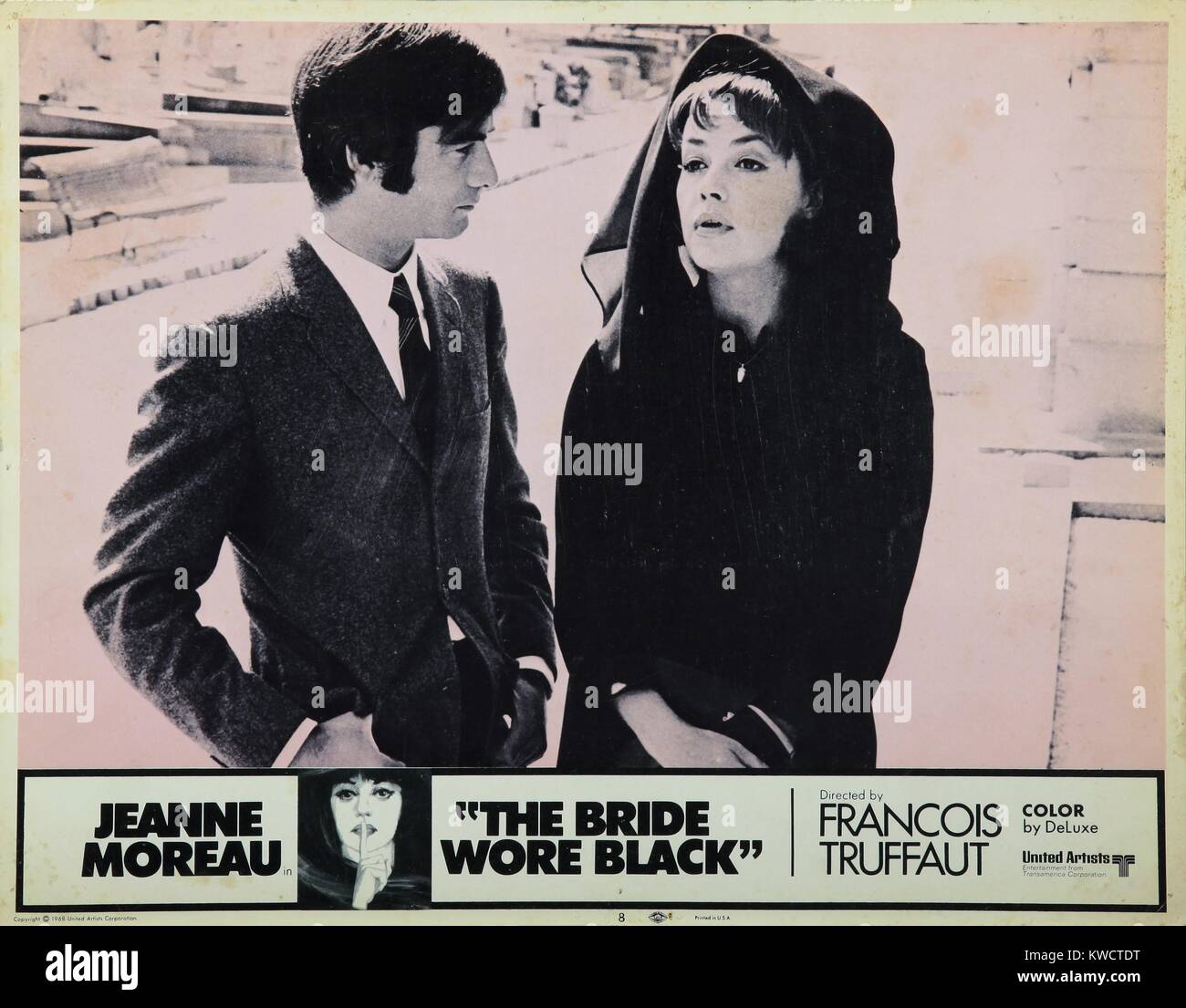 THE BRIDE WORE BLACK, (AKA: LA MARIEE ETAIT EN NOIR) 1968. from left ...