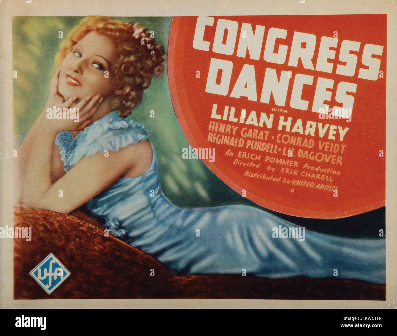 CONGRESS DANCES, (aka DER KONGRESS TANZT), Lilian Harvey, 1931 Stock ...
