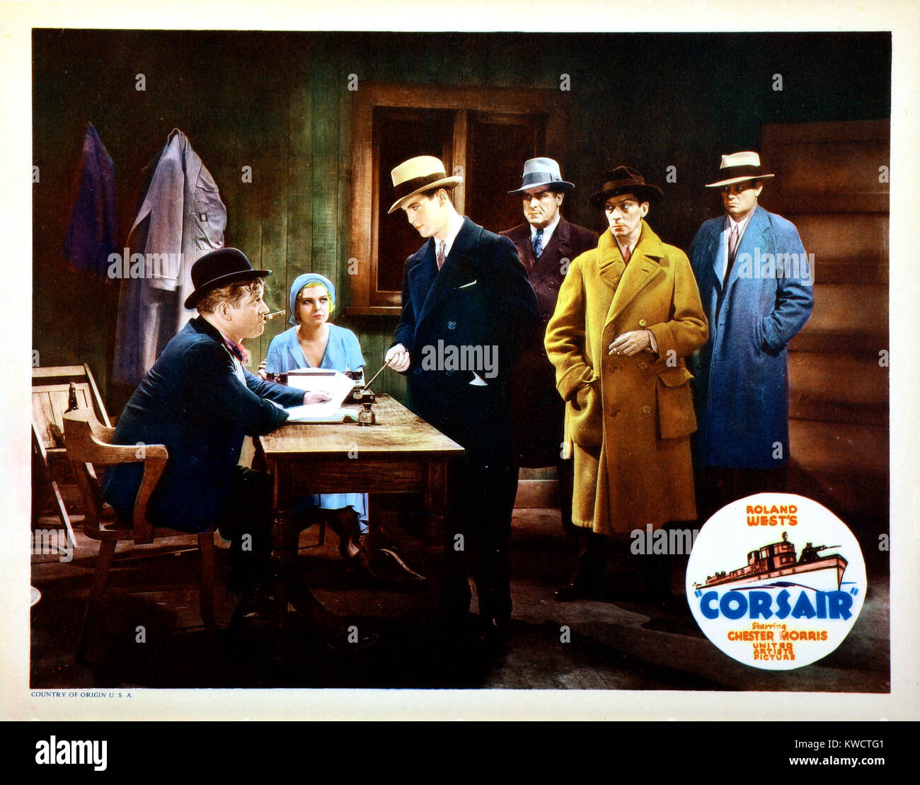 CORSAIR, from left: Fred Kohler, Mayo Methot, Chester Morris, Ned ...