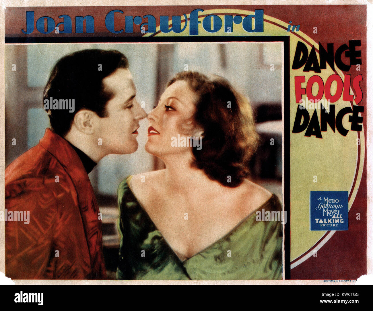 DANCE, FOOLS, DANCE, from left, Lester Vail, Joan Crawford, 1931 Stock ...