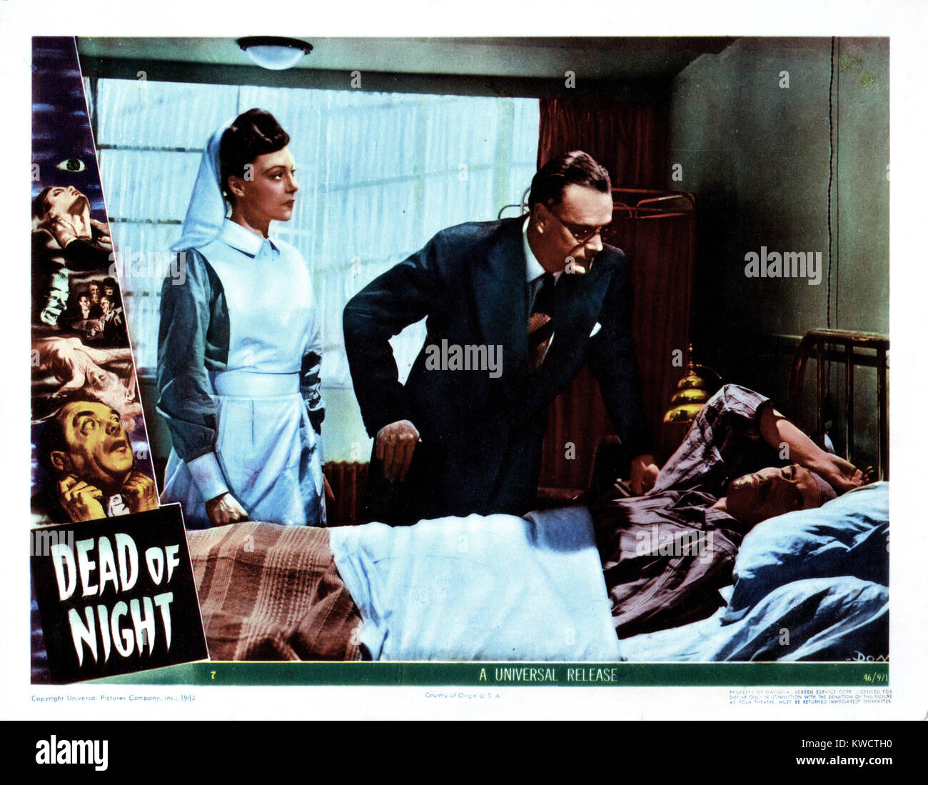 DEAD OF NIGHT, from left, Judy Kelly, Robert Wyndham, Anthony Baird ...