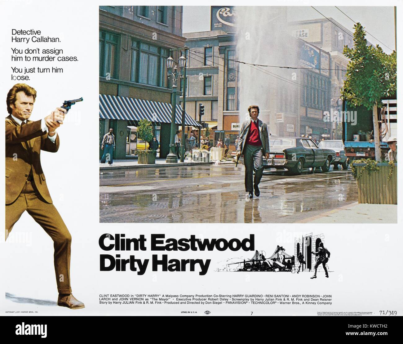 DIRTY HARRY, Clint Eastwood, 1971 Stock Photo - Alamy