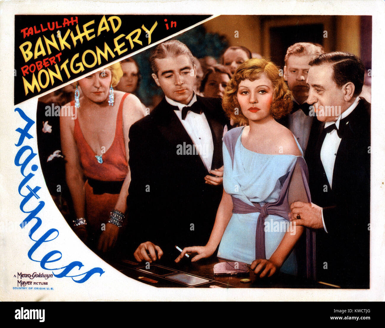 FAITHLESS, Robert Montgomery, Tallulah Bankhead, Hugh Herbert, 1932 ...