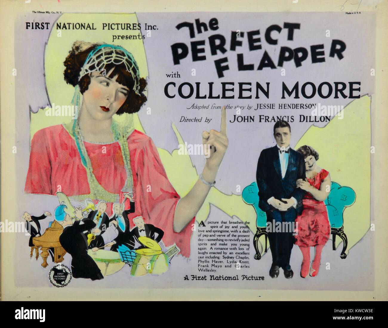 THE PERFECT FLAPPER, from left: Colleen Moore, Syd Chaplin, Babe London ...