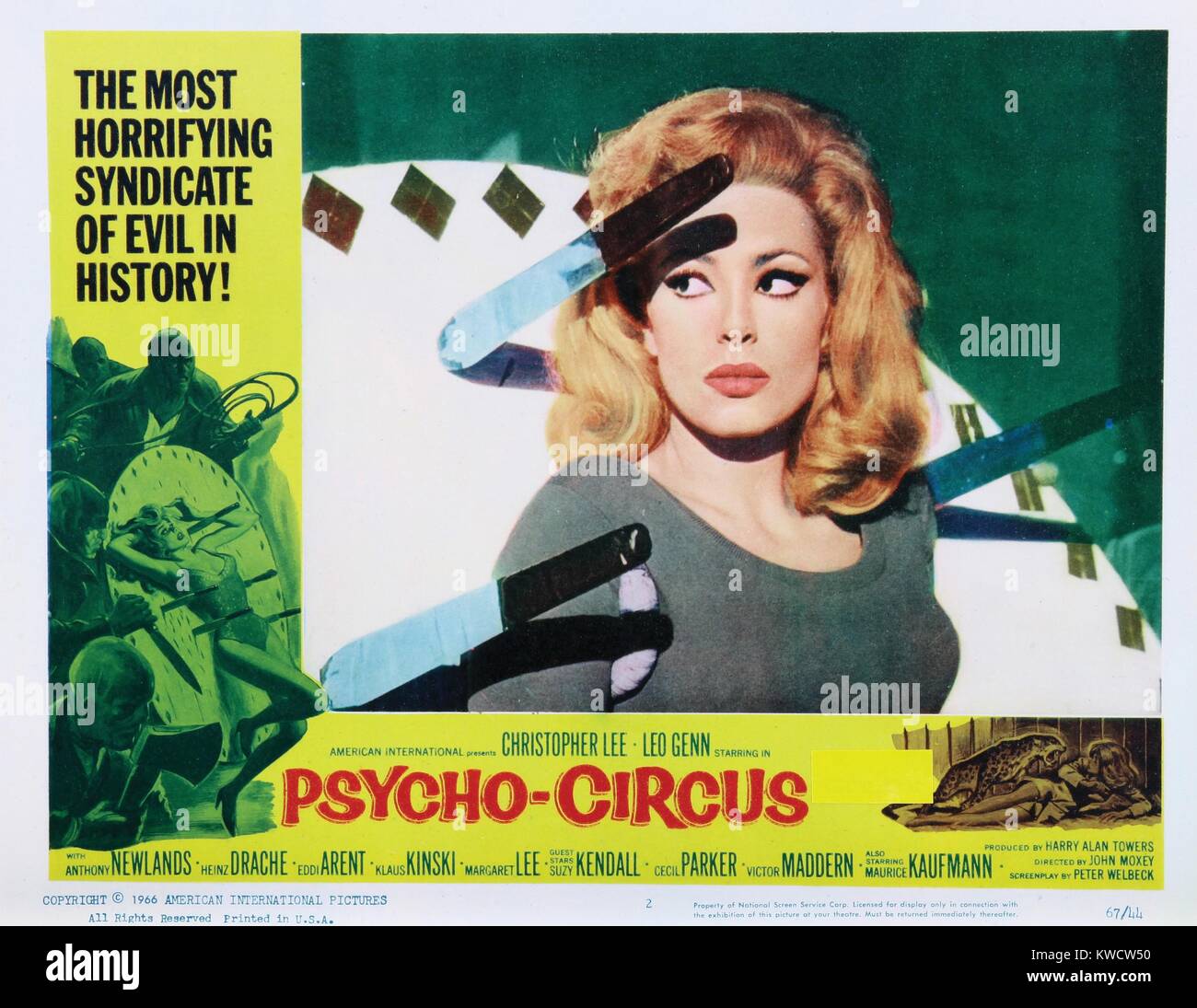 PSYCHO-CIRCUS, (aka CIRCUS OF FEAR, aka PSYCHO CIRCUS), Margaret Lee ...