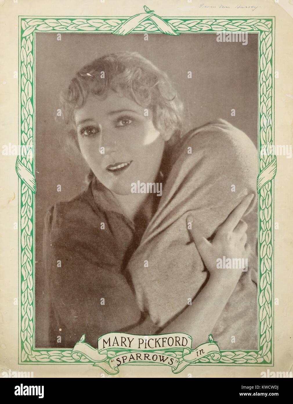 SPARROWS, Mary Pickford, 1926 Stock Photo - Alamy