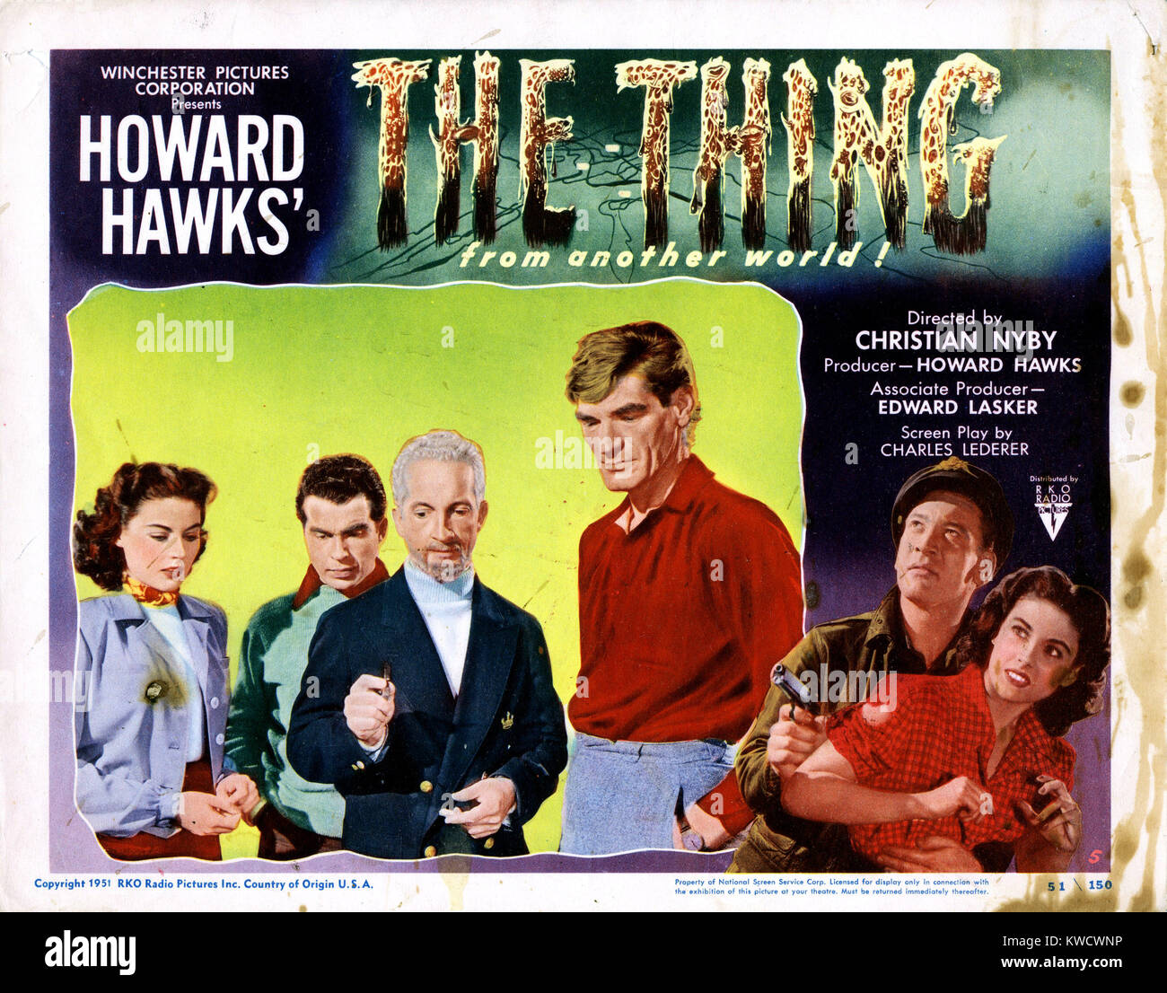 THE THING FROM ANOTHER WORLD, Margaret Sheridan, Robert Cornwaite ...