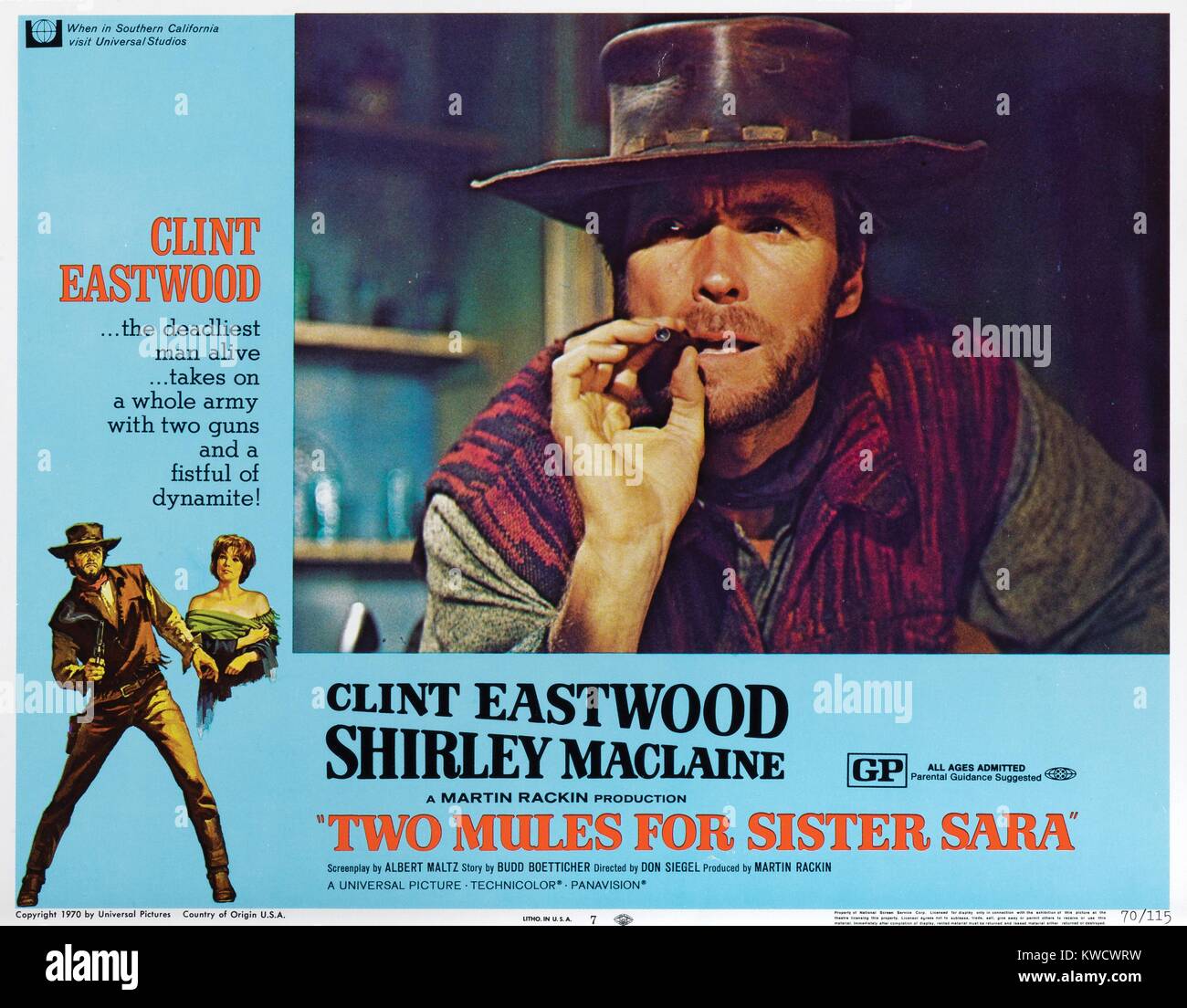 TWO MULES FOR SISTER SARA, Clint Eastwood, 1970 Stock Photo - Alamy