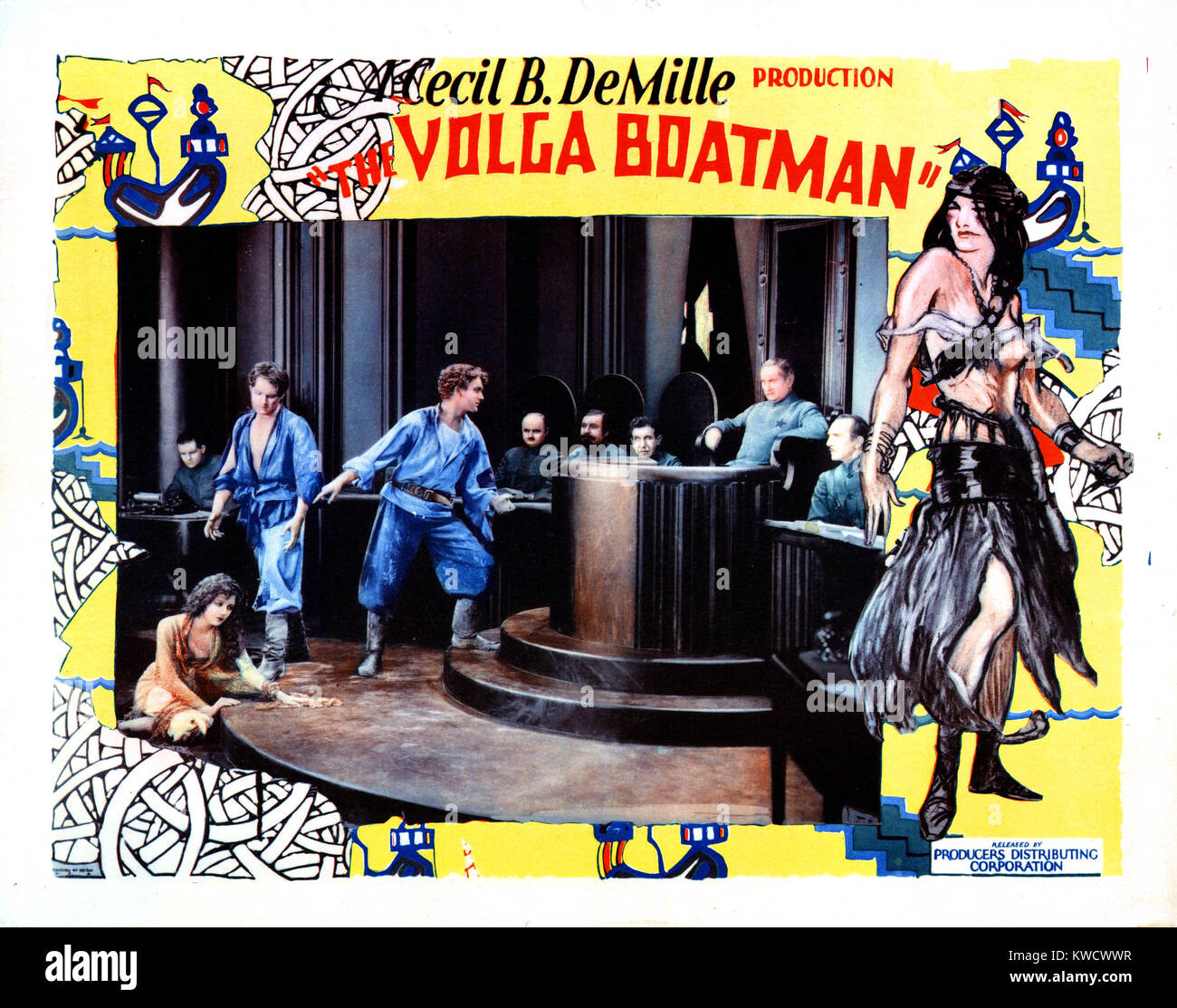 THE VOLGA BOATMAN, William Boyd, (center), 1926 Stock Photo - Alamy