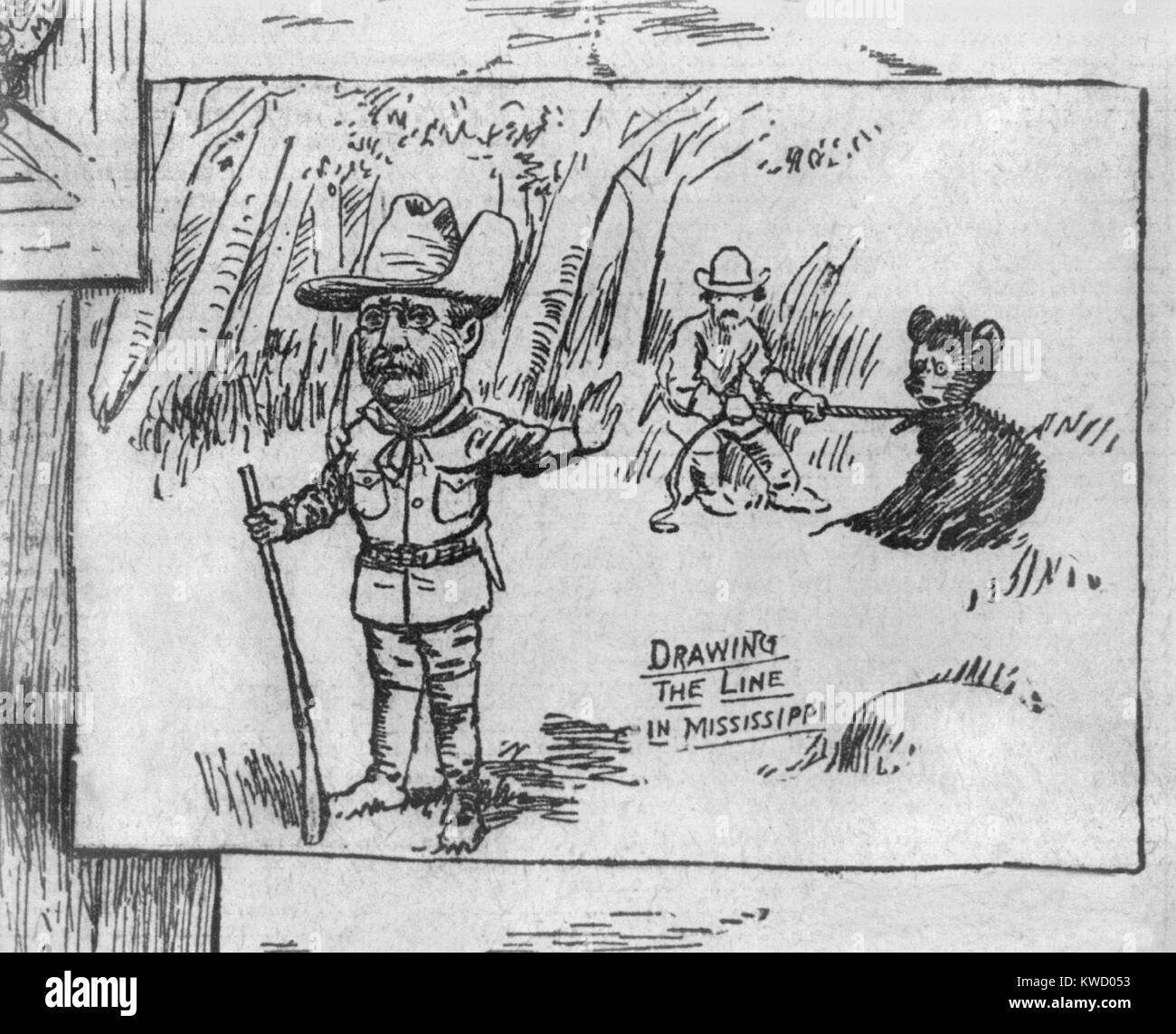 Cartoon that inspired the creation of the stuff animal toy, Teddy Bear ...