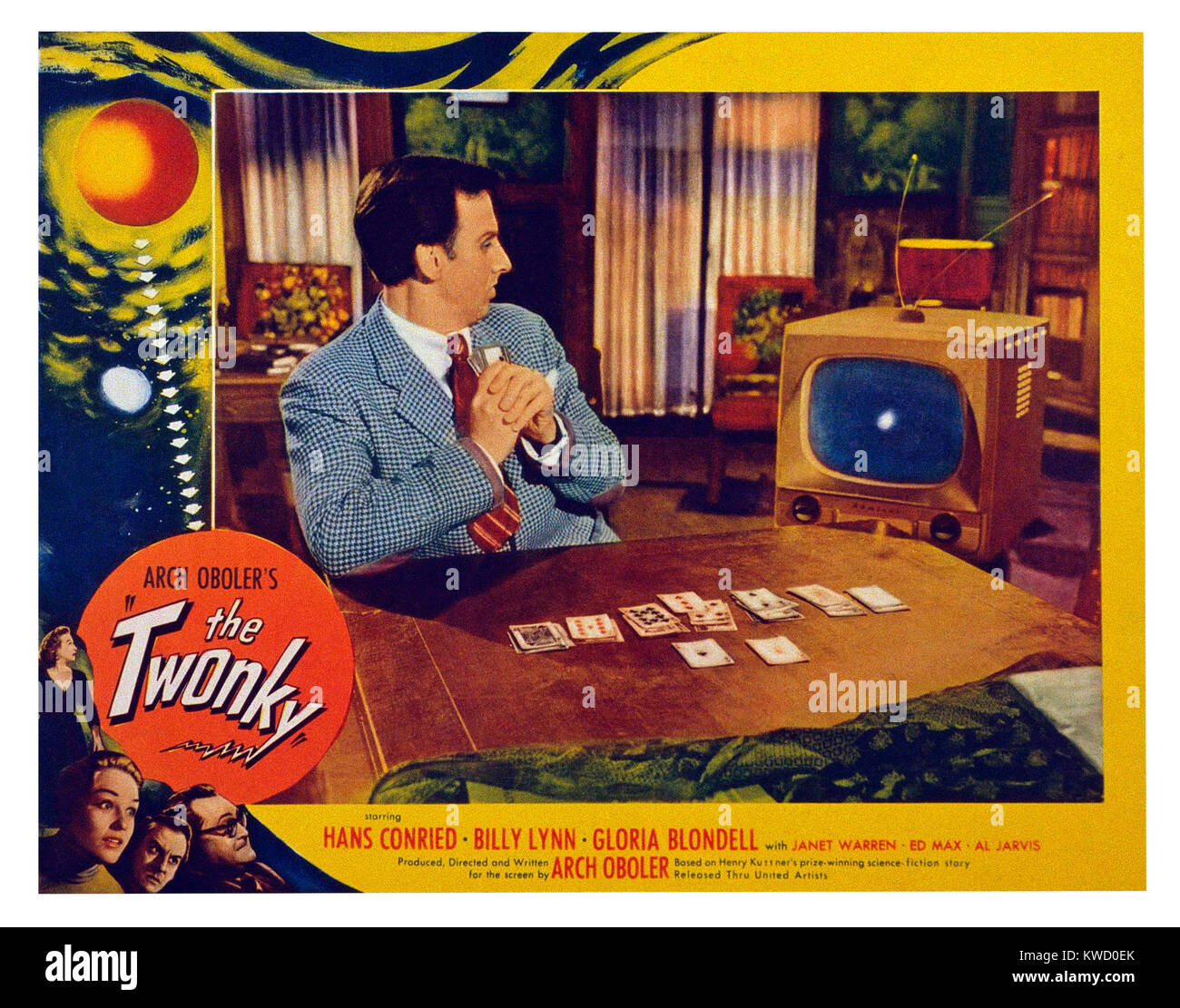THE TWONKY, US lobbycard, Hans Conried, 1953 Stock Photo - Alamy