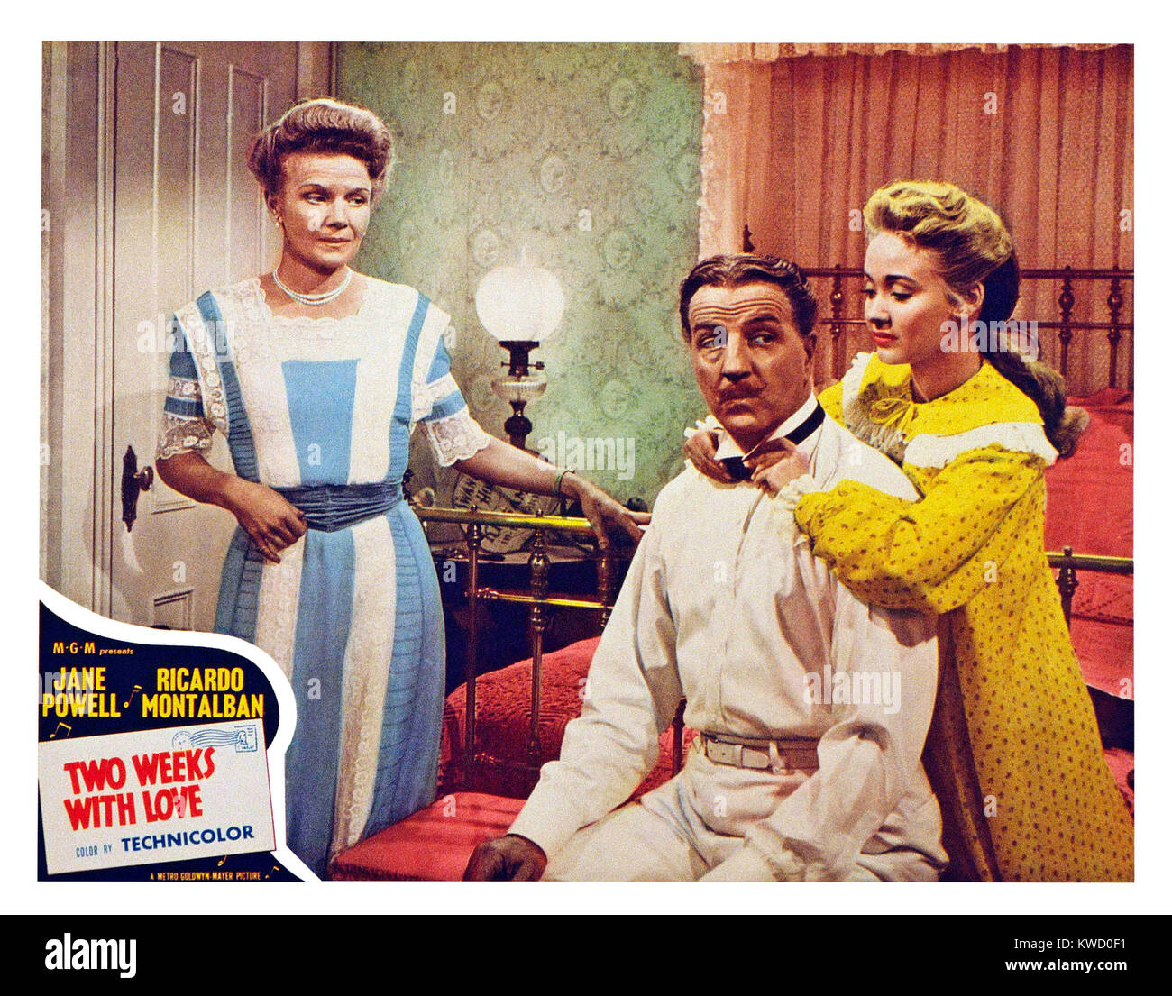 TWO WEEKS WITH LOVE, US lobbycard, from left: Ann Harding, Louis ...