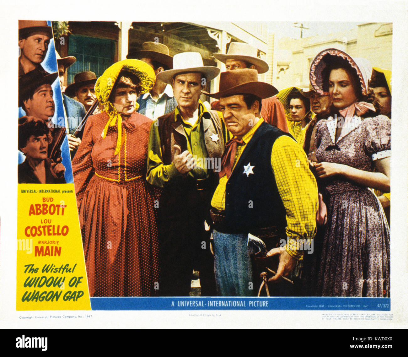 THE WISTFUL WIDOW OF WAGON GAP, US lobbycard, from left: Marjorie Main ...
