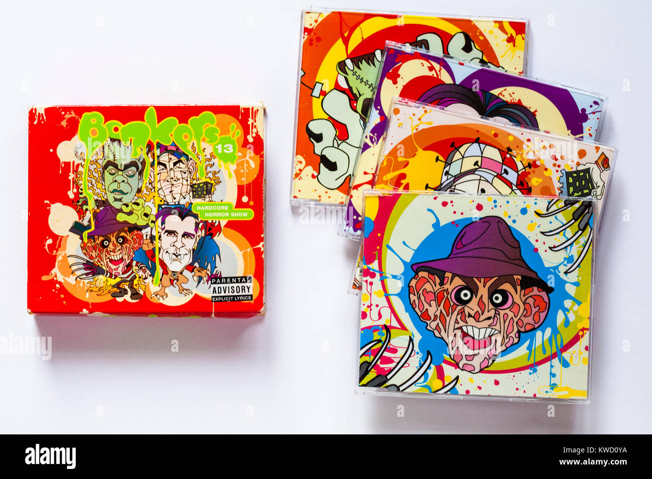 Bonkers 13 CDs Hardcore Horror Show set on white background - CD2 ...