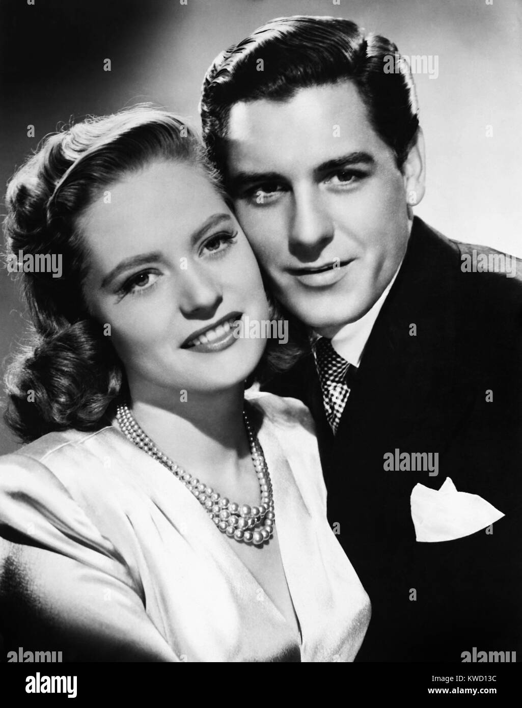 From left: Alexis Smith, Craig Stevens, 1946 Stock Photo - Alamy