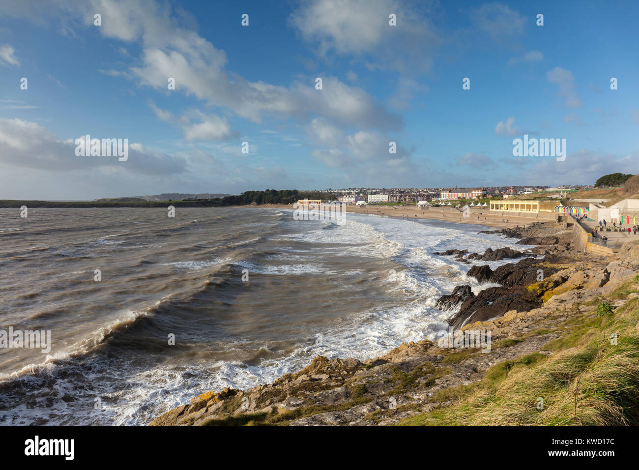 Barri, Wales, UK Stock Photo - Alamy