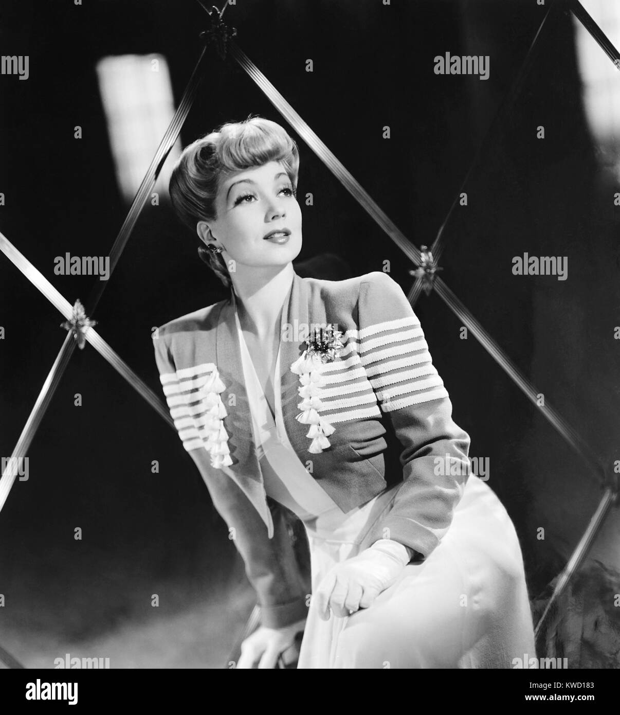 Ann Sothern in dinner dress from I. Magnin and Company, 1942 Stock ...