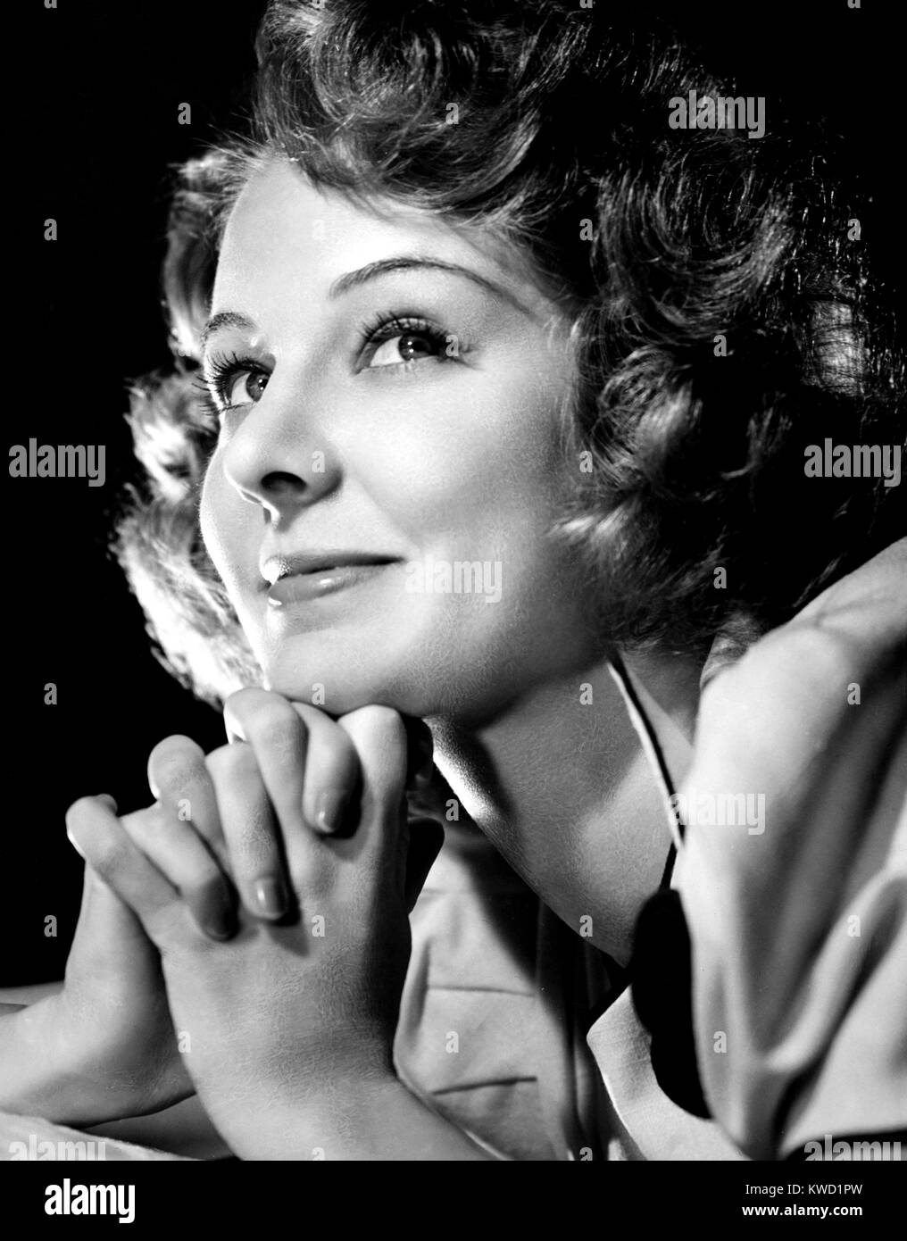 Florence Rice, 1938, photo by Clarence Bull Stock Photo - Alamy