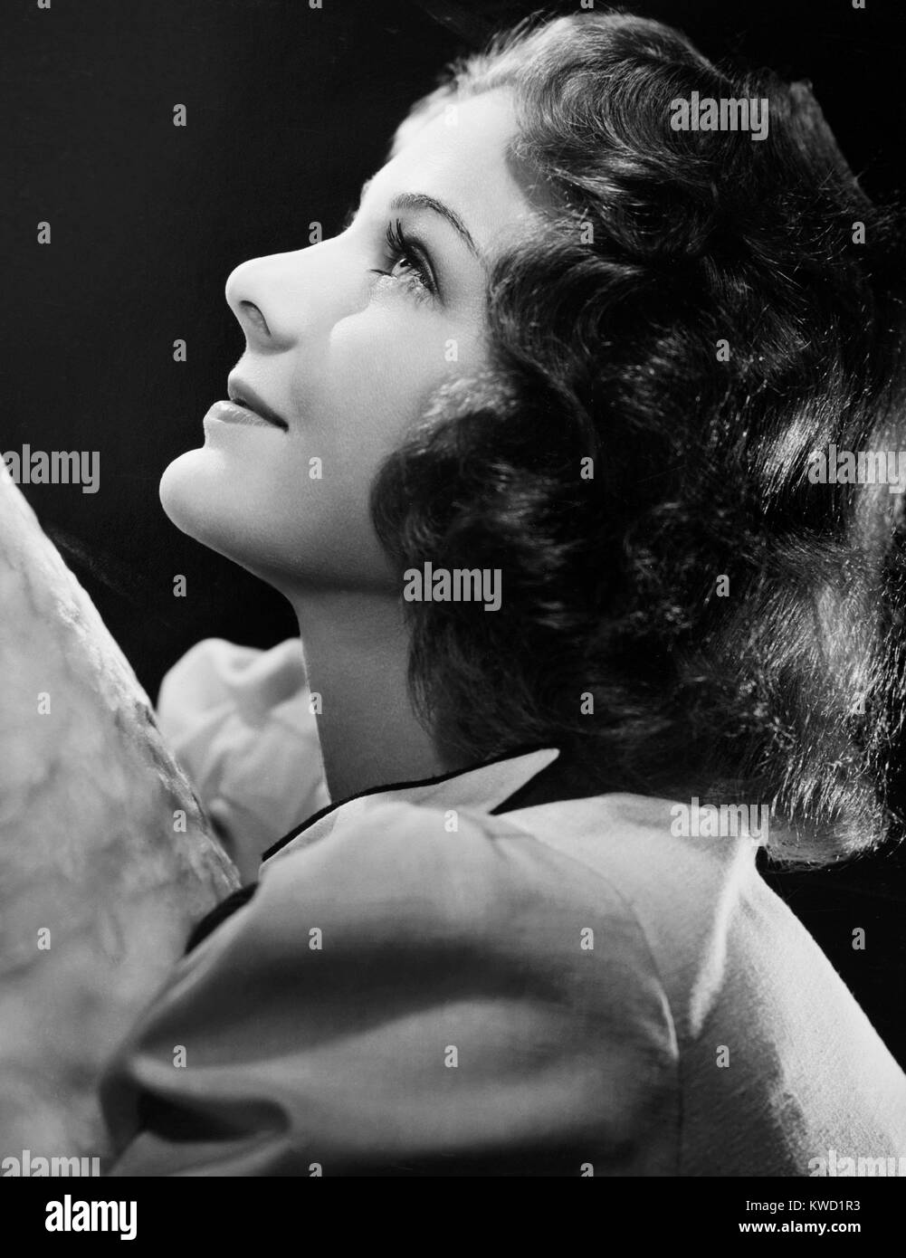 Florence Rice, 1938, photo by Clarence Bull Stock Photo - Alamy