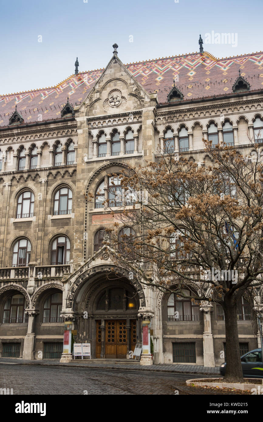 front view of building Budapest, Hungary Stock Photo - Alamy