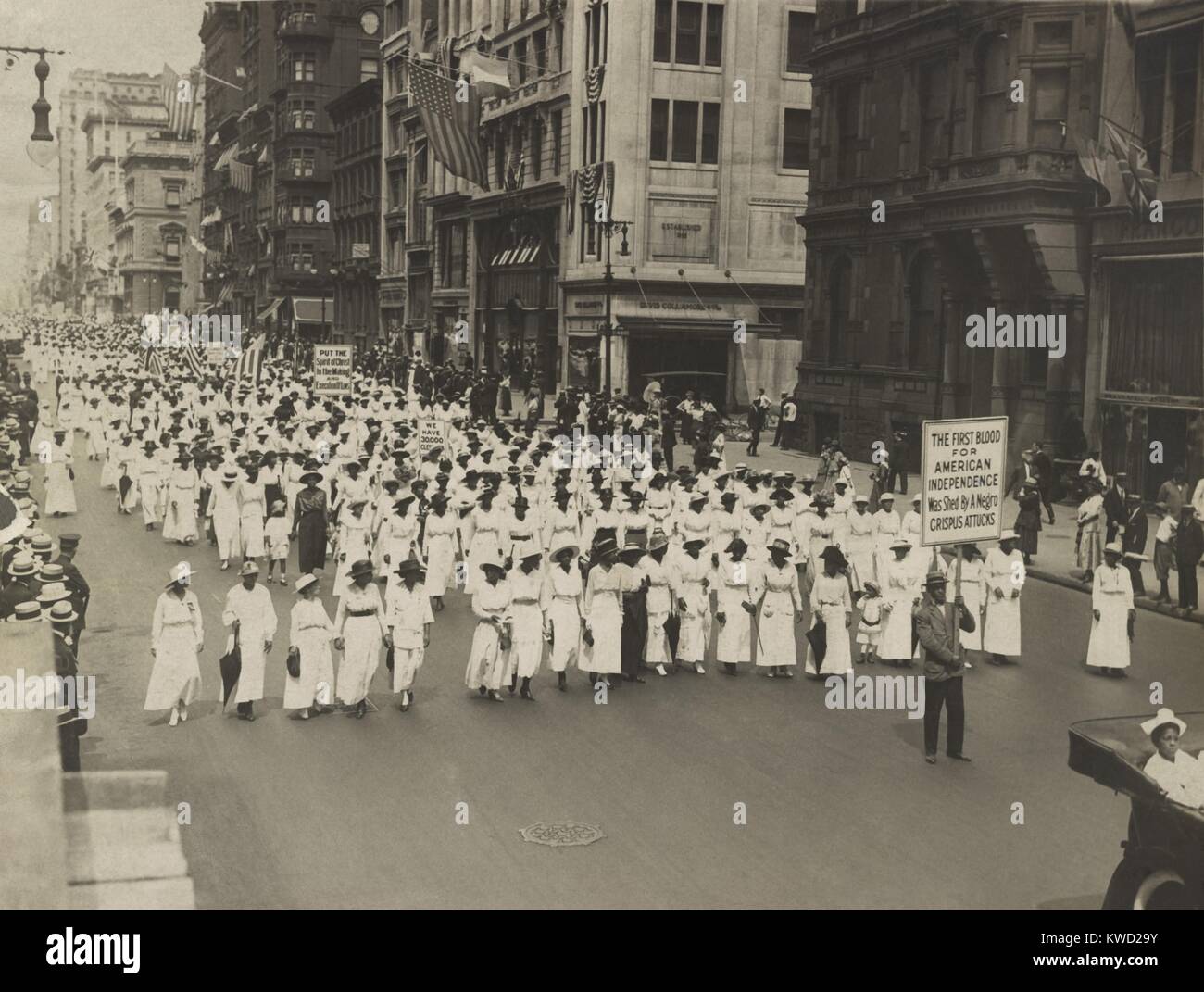 Naacp silent protest parade hi-res stock photography and images - Alamy