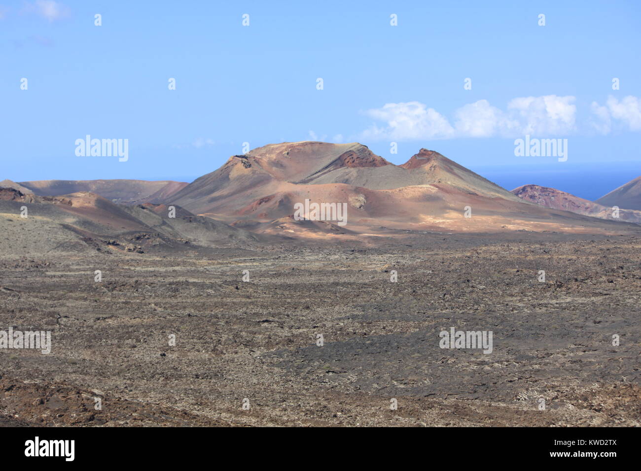 Lanzarote Volcanic landscape Stock Photo - Alamy