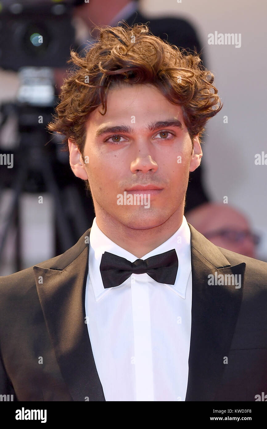 Giuseppe Maggio attends the premiere for Three Billboards Outside ...