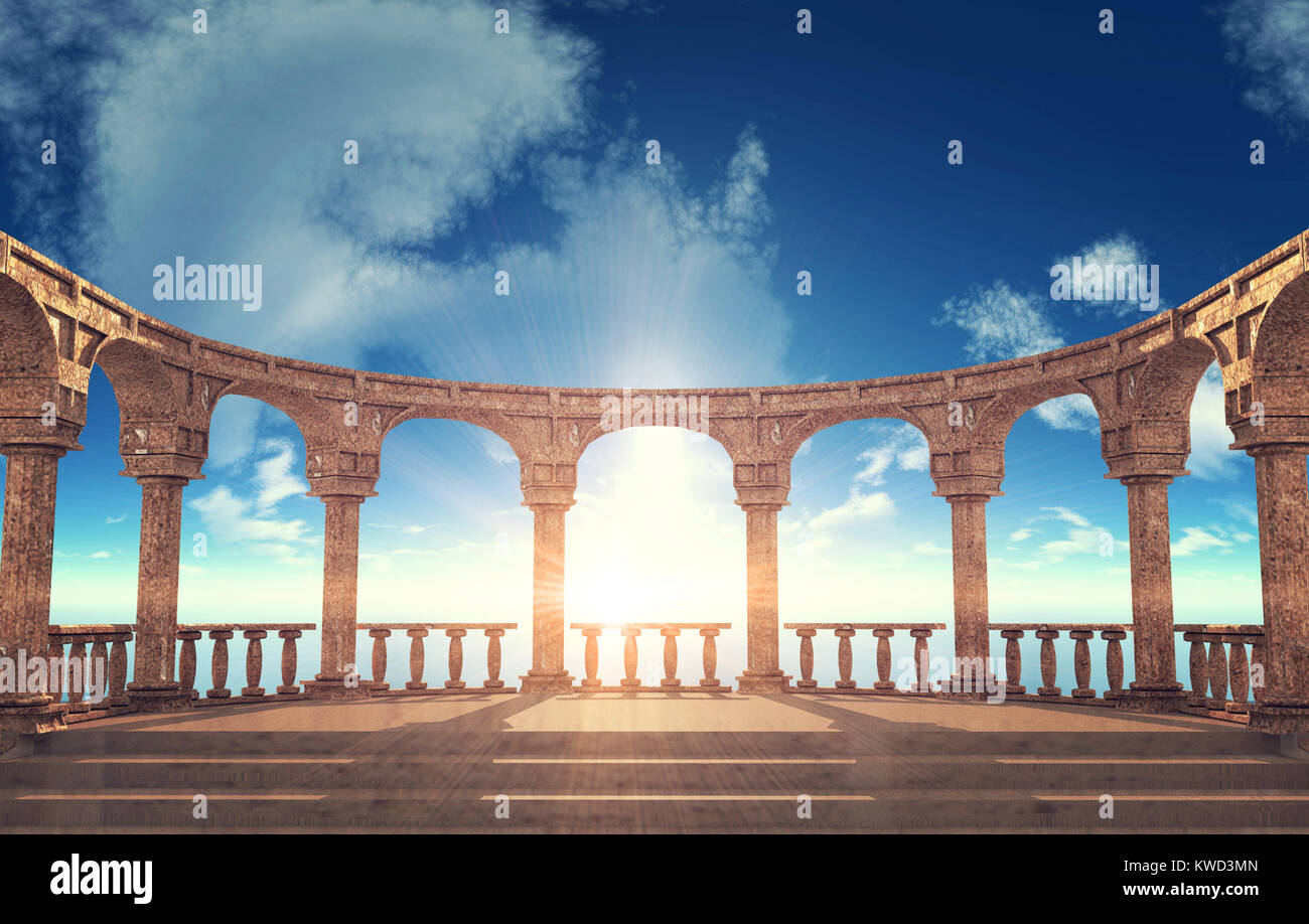 Elliptical pillars hi-res stock photography and images - Alamy