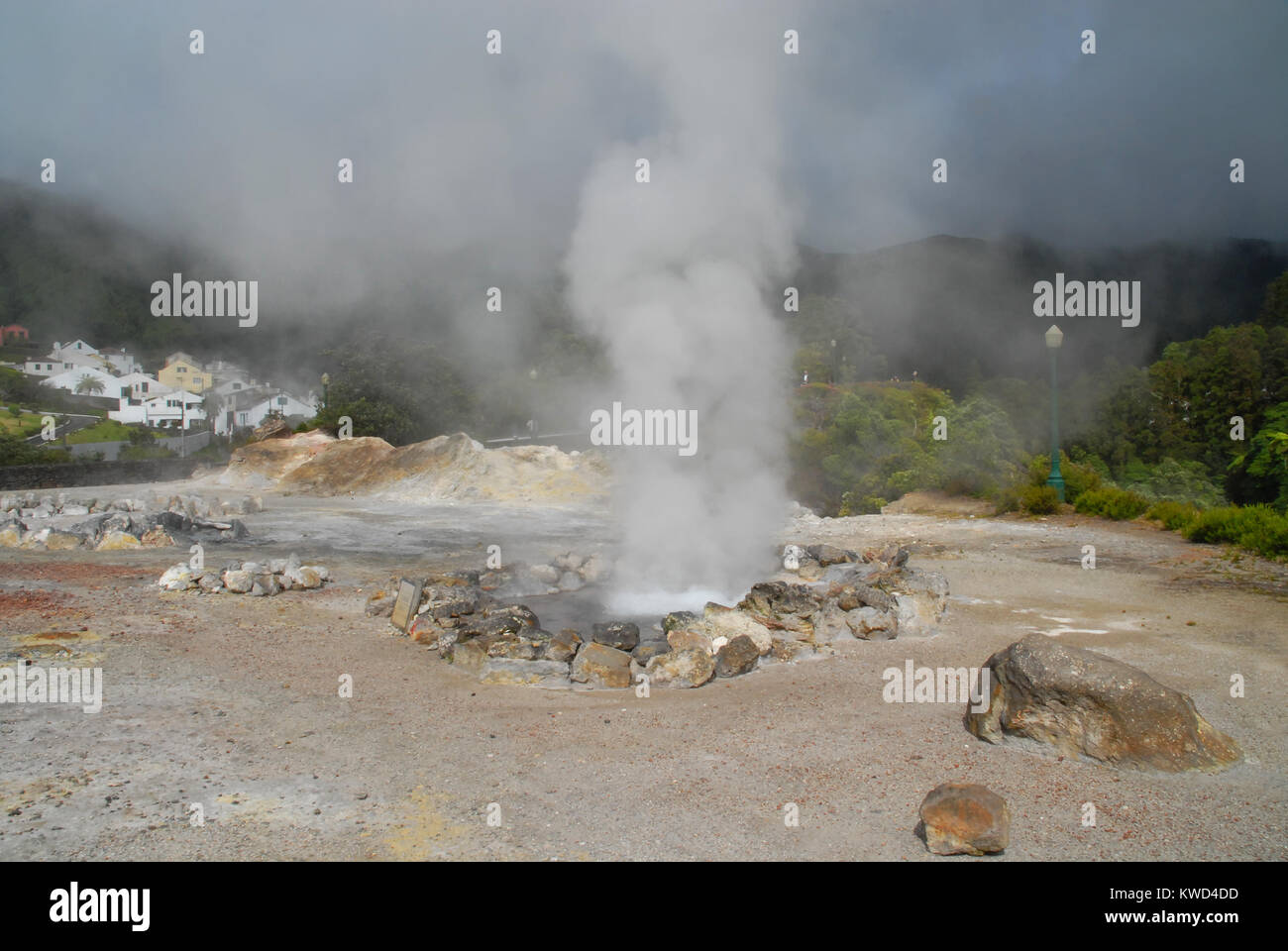 Caldeiras in Furnas, Sao Miguel, Azores Stock Photo - Alamy