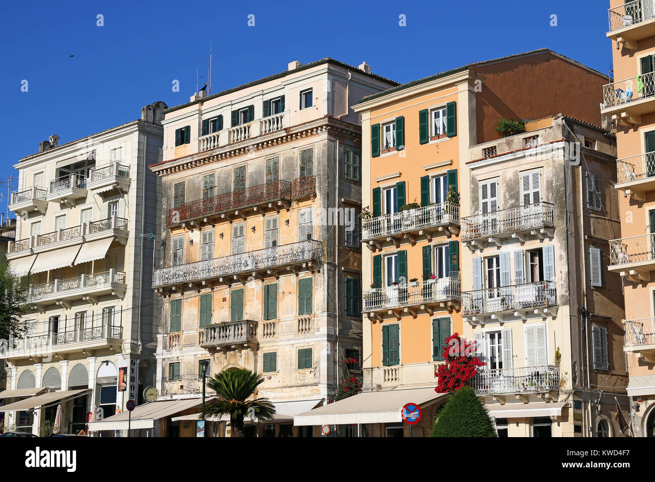 Street view corfu greece hi-res stock photography and images - Alamy