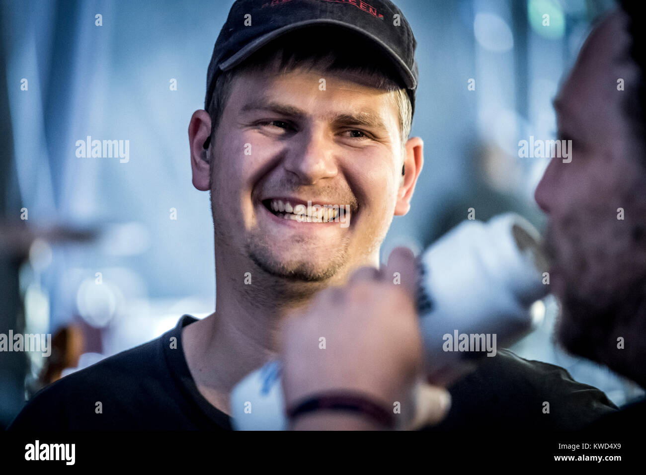 The Danish R&B duo Phlake performs a live concert at the Danish music ...