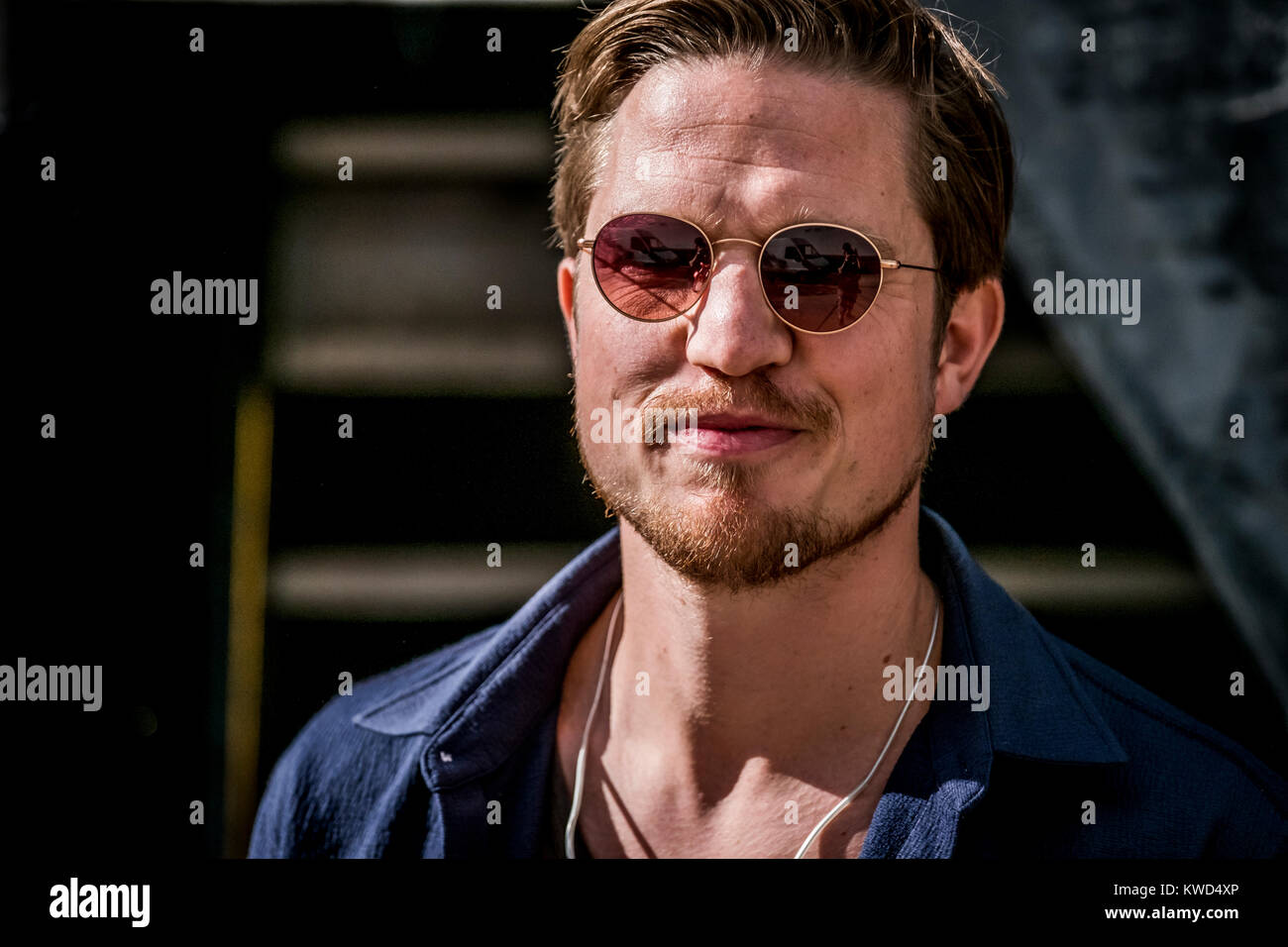 The Danish R&B duo Phlake performs a live concert at the Danish music ...