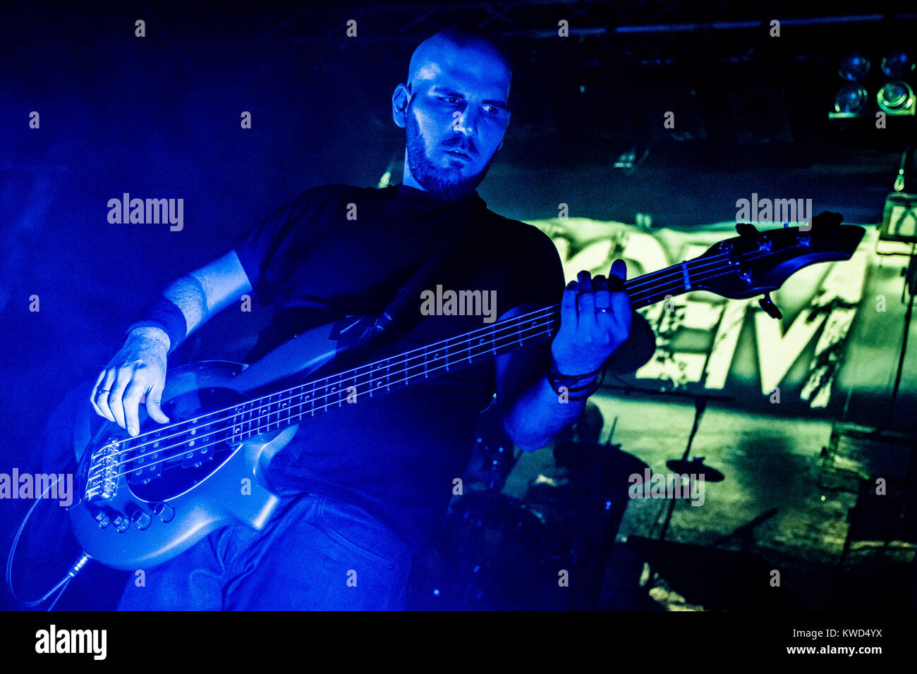 The Greek metal and rock band Poem performs a live concert at ...