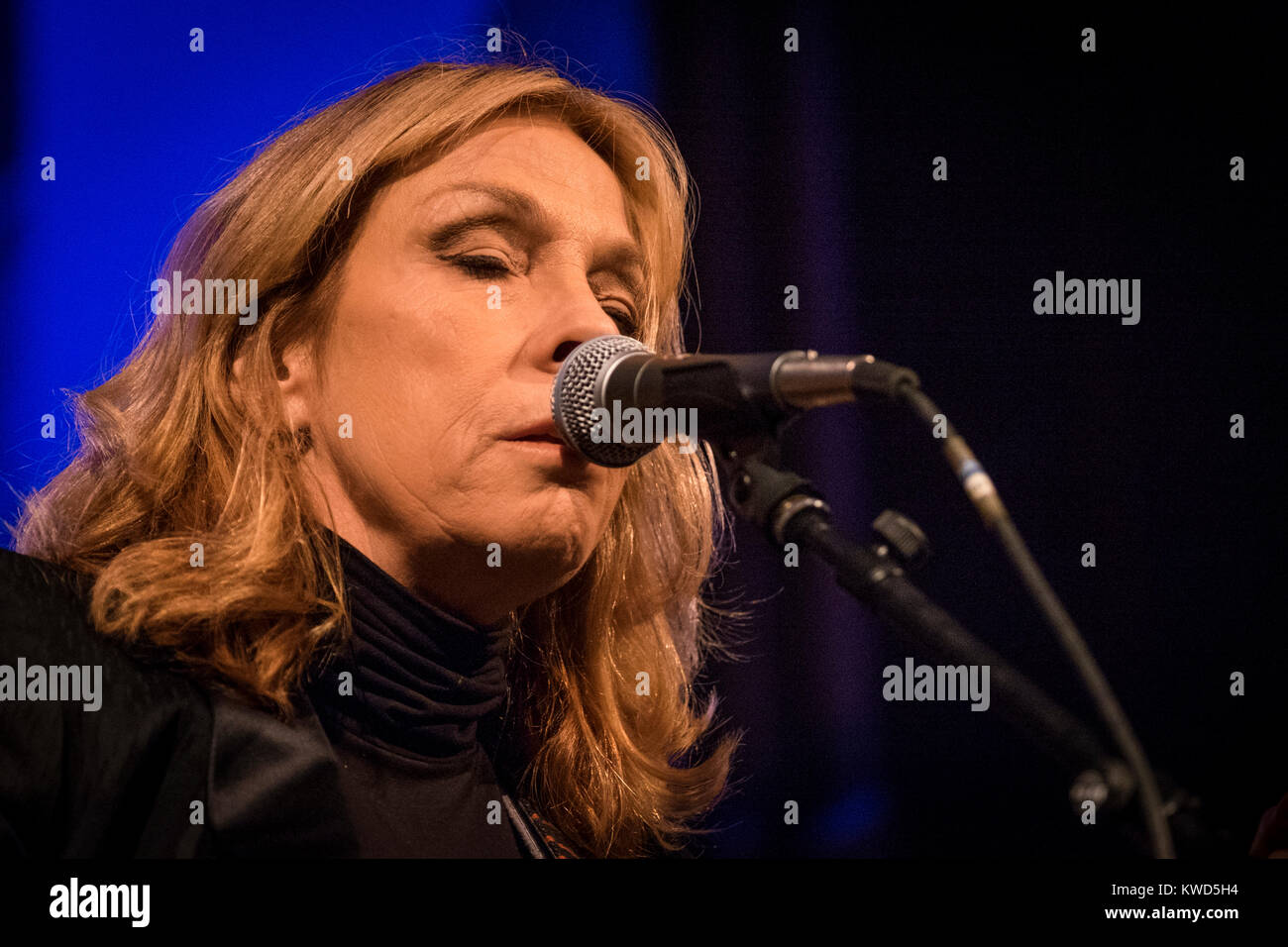 The American singer, songwriter and musician Rickie Lee Jones performs ...