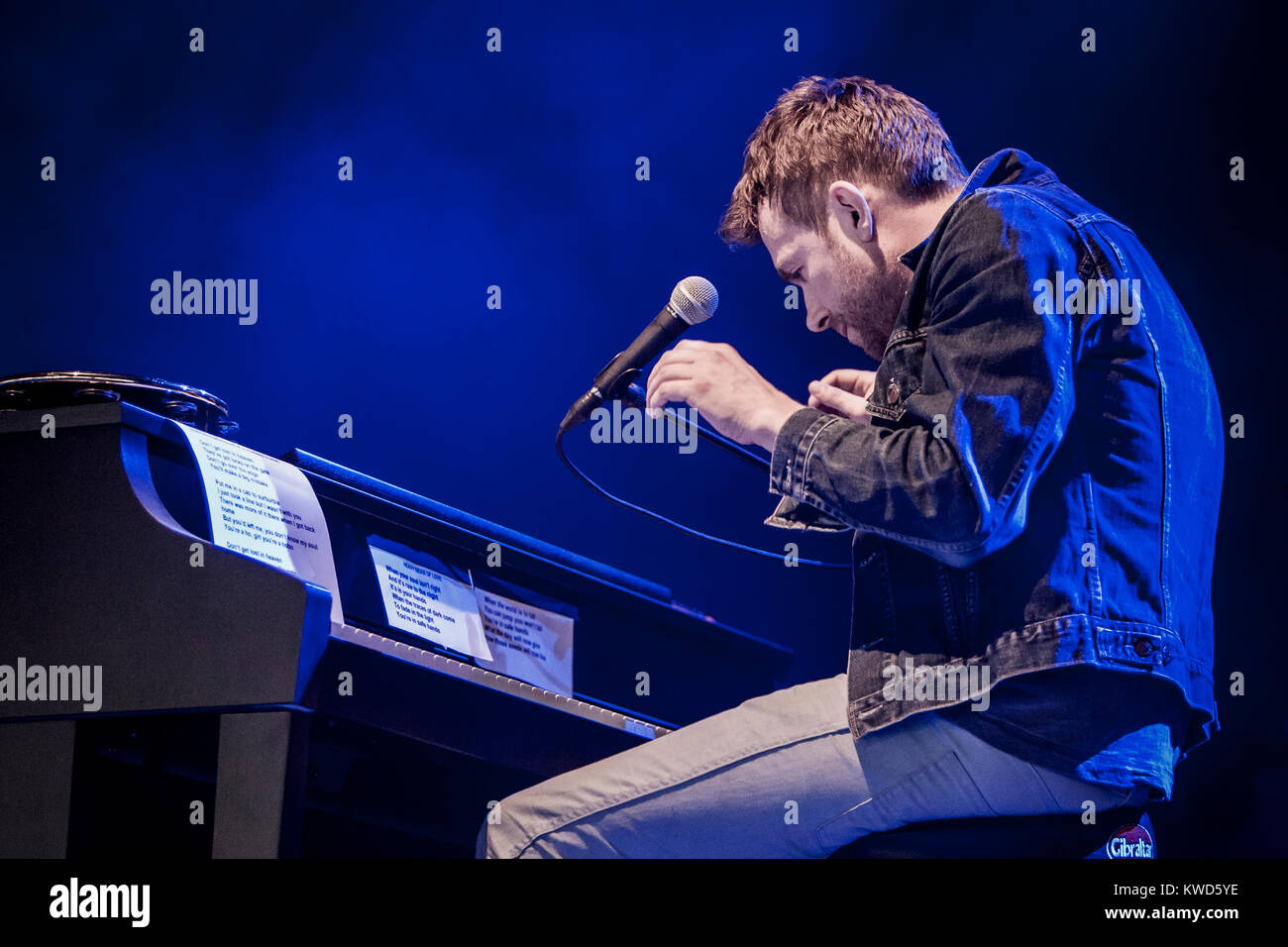 The English musician, singer and record producer Damon Albarn performs ...