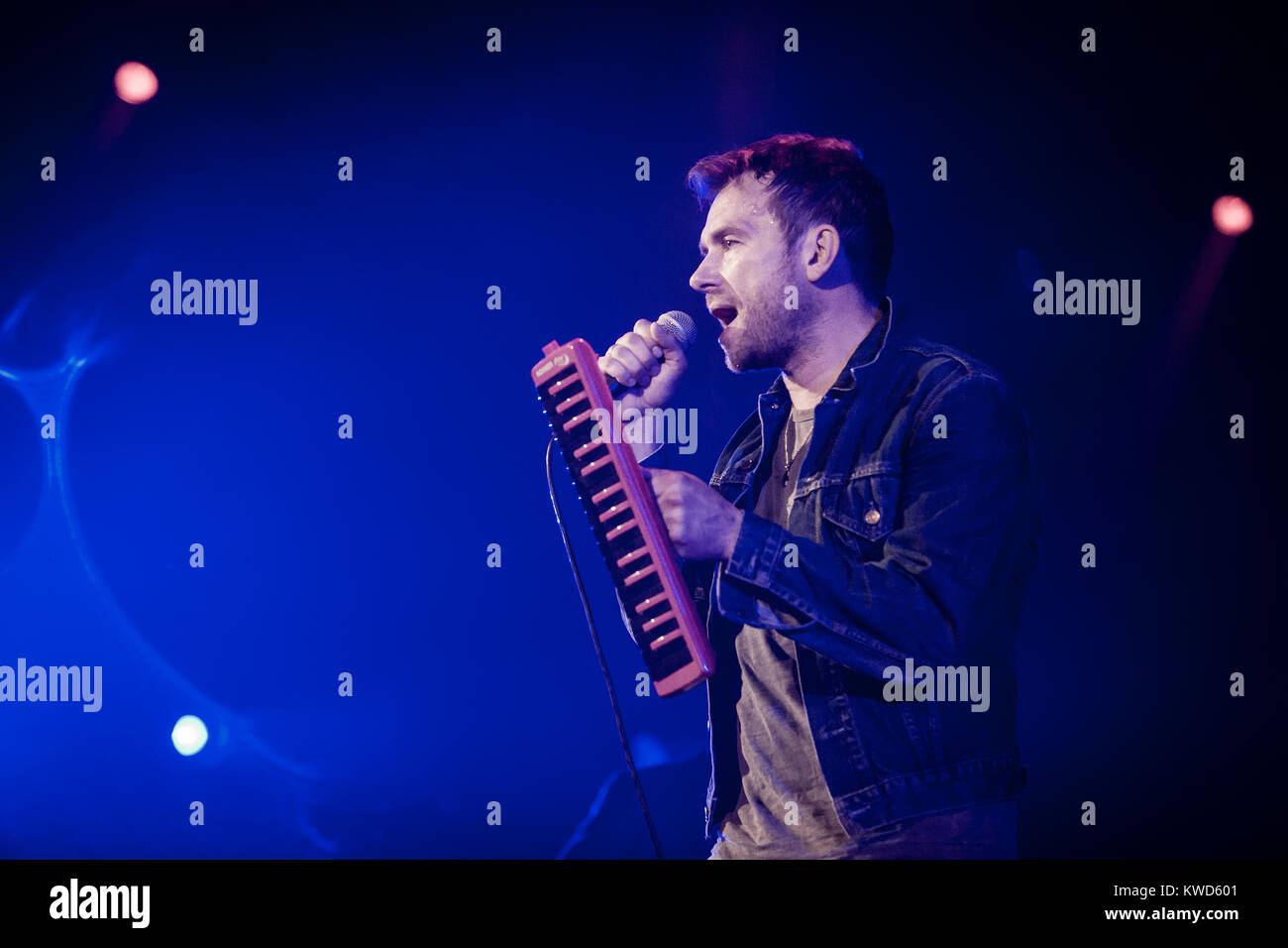 The English musician, singer and record producer Damon Albarn performs ...
