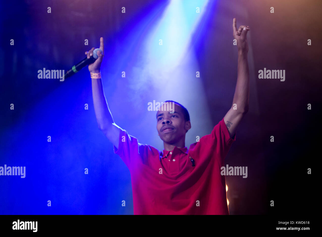 The American rapper and record producer Earl Sweatshirt performs a live ...
