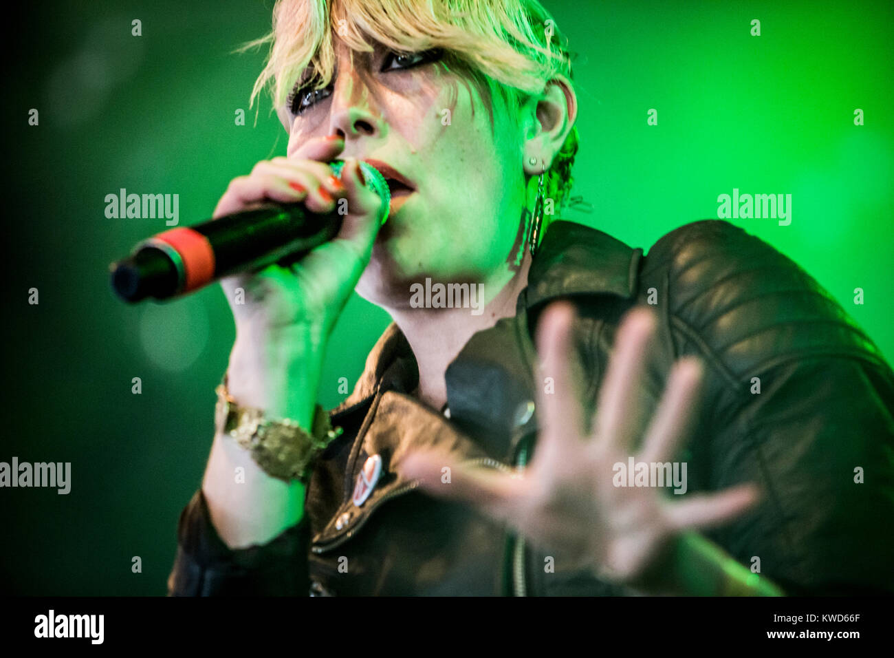 The Swedish singer-songwriter and musician Jenny Wilson performs a live ...