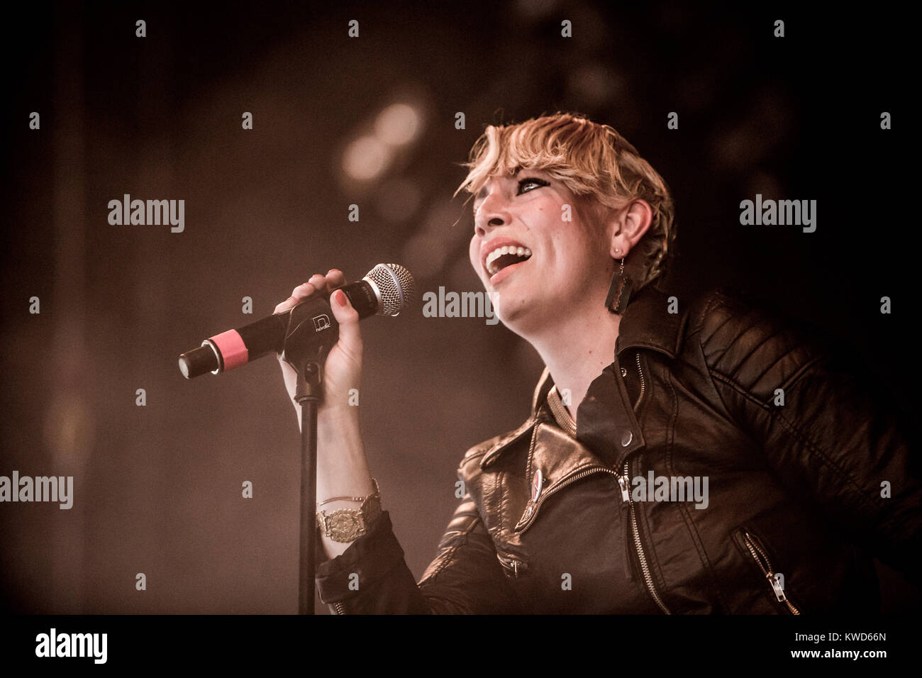 The Swedish singer-songwriter and musician Jenny Wilson performs a live ...