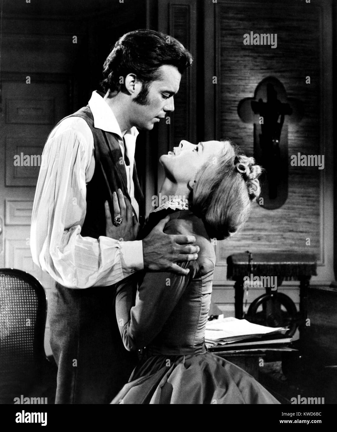 SONG WITHOUT END, from left, Dirk Bogarde, Genevieve Page, 1960 Stock ...