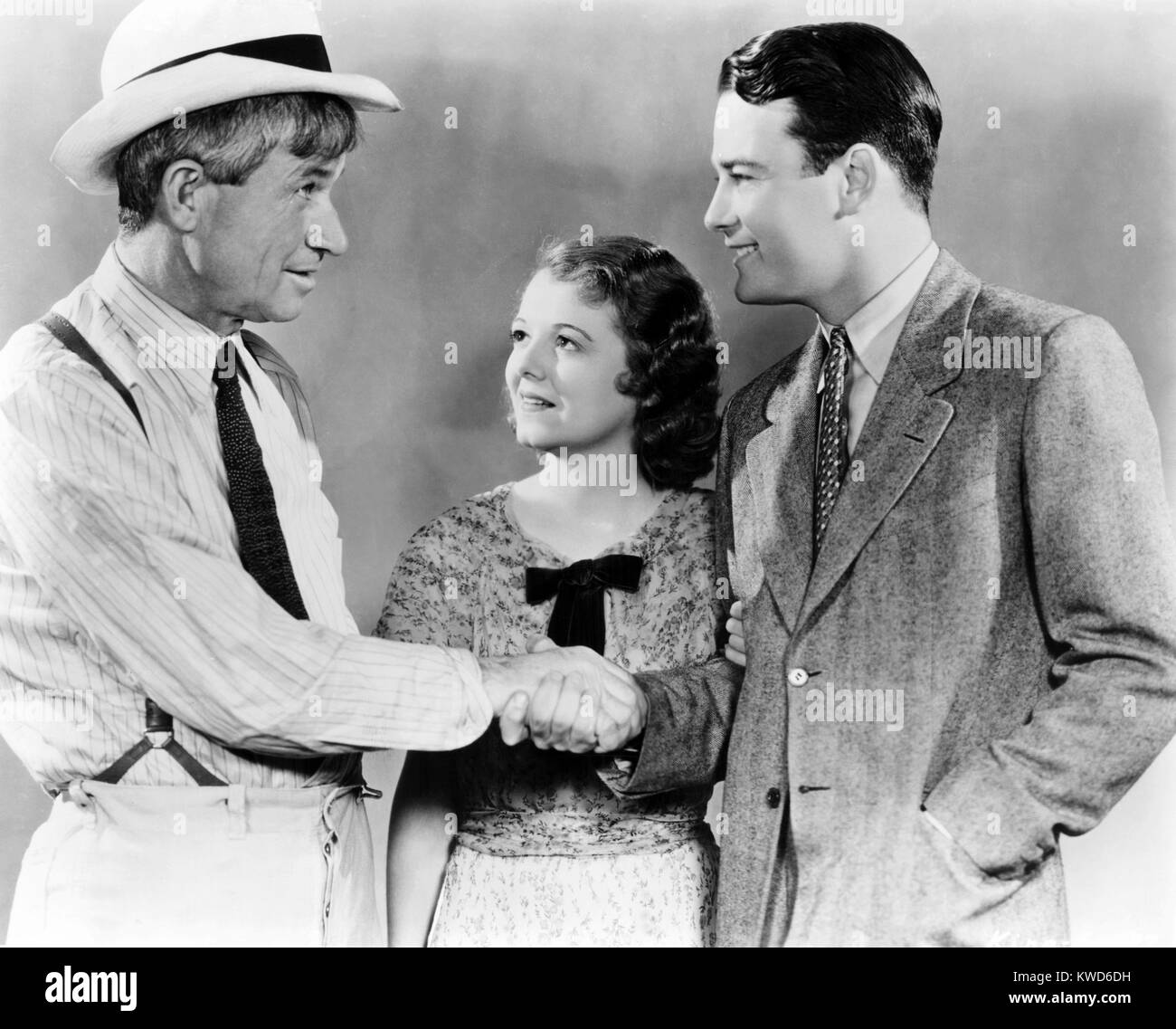 STATE FAIR, from left, Will Rogers, Janet Gaynor, Lew Ayres, 1933, TM ...