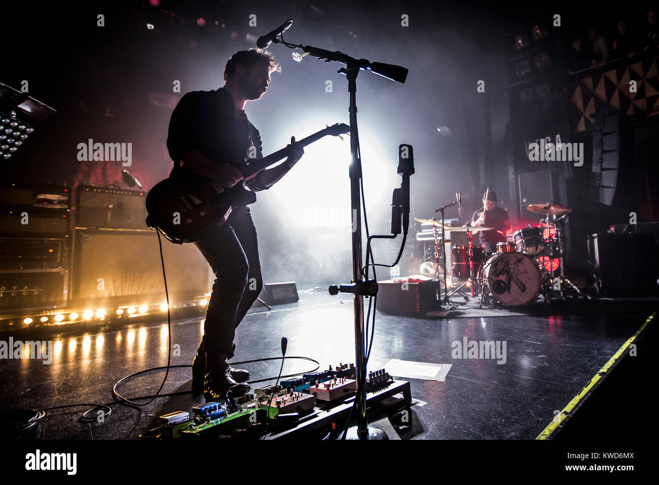 The British rock duo Royal Blood consists of singer and bassist Mike ...