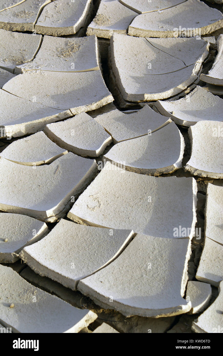 Clay desert in West China, Asia Stock Photo - Alamy