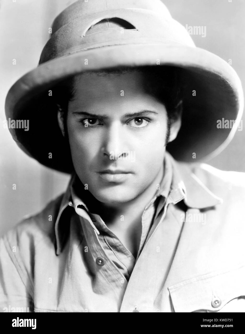 TRADER HORN, Duncan Renaldo, 1931, photo by Clarence Bull Stock Photo ...