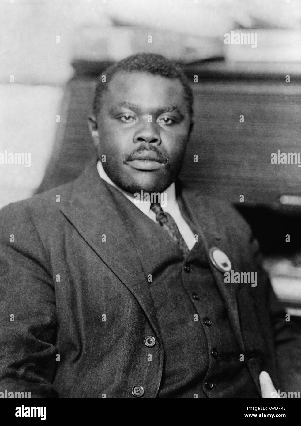 Marcus Garvey, Jamaican Black Nationalist and Separatist, ca. 1920. In ...