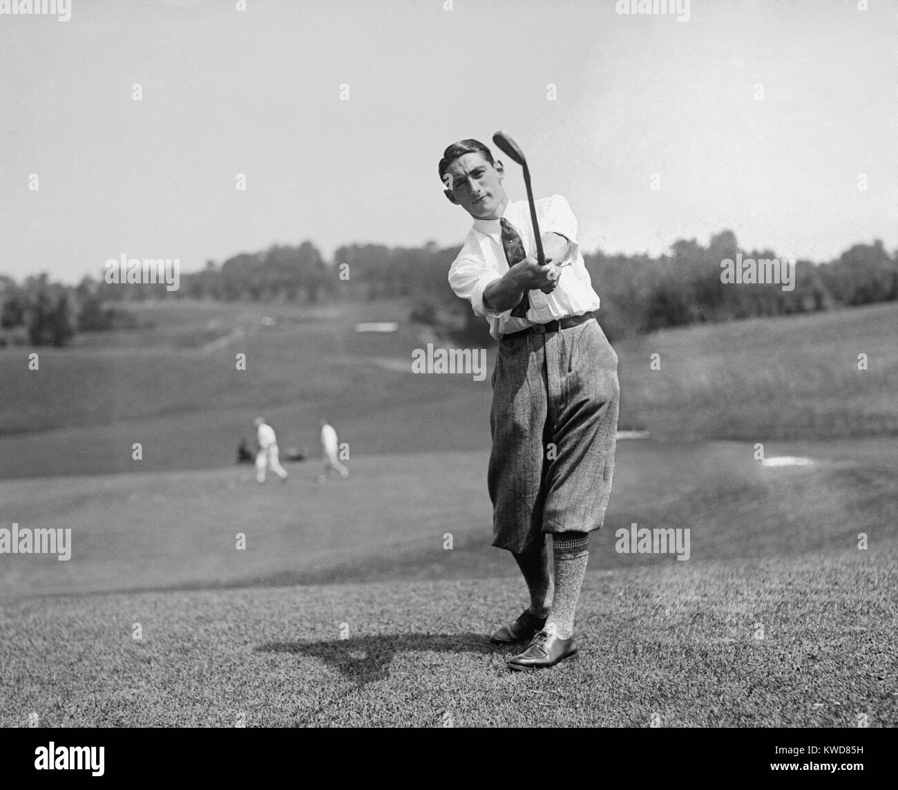 Scottish-American golfer Tom Armour in the U.S. Open at Oakmont Country ...