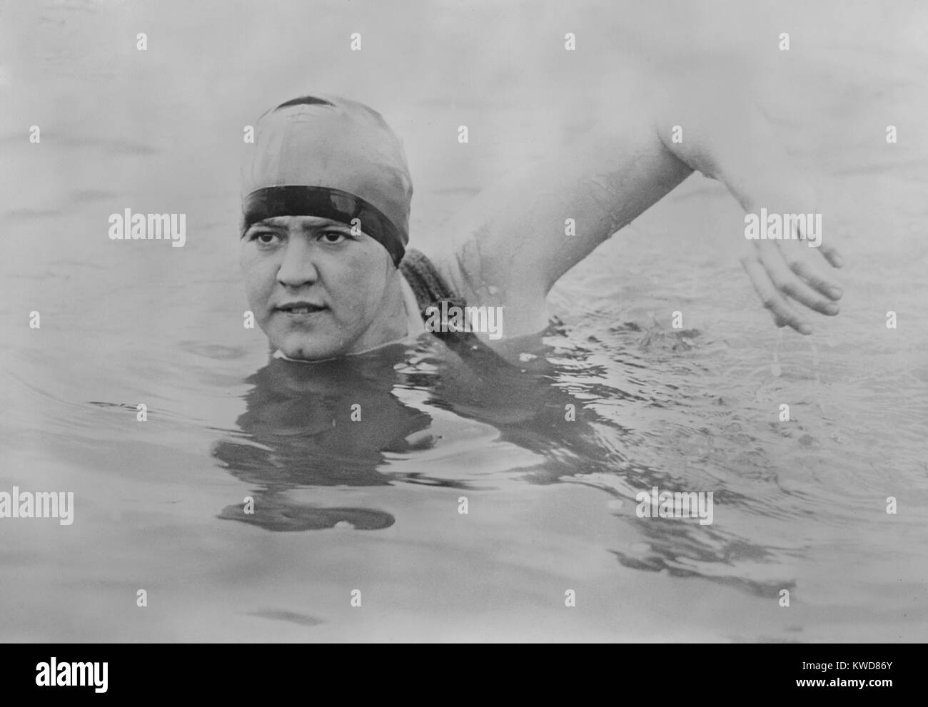 The american swimmer gertrude ederle hi-res stock photography and ...