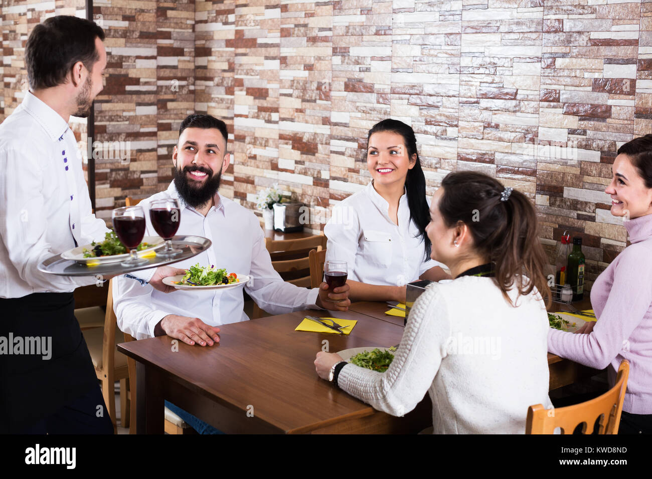 Visitors placing order hi-res stock photography and images - Alamy