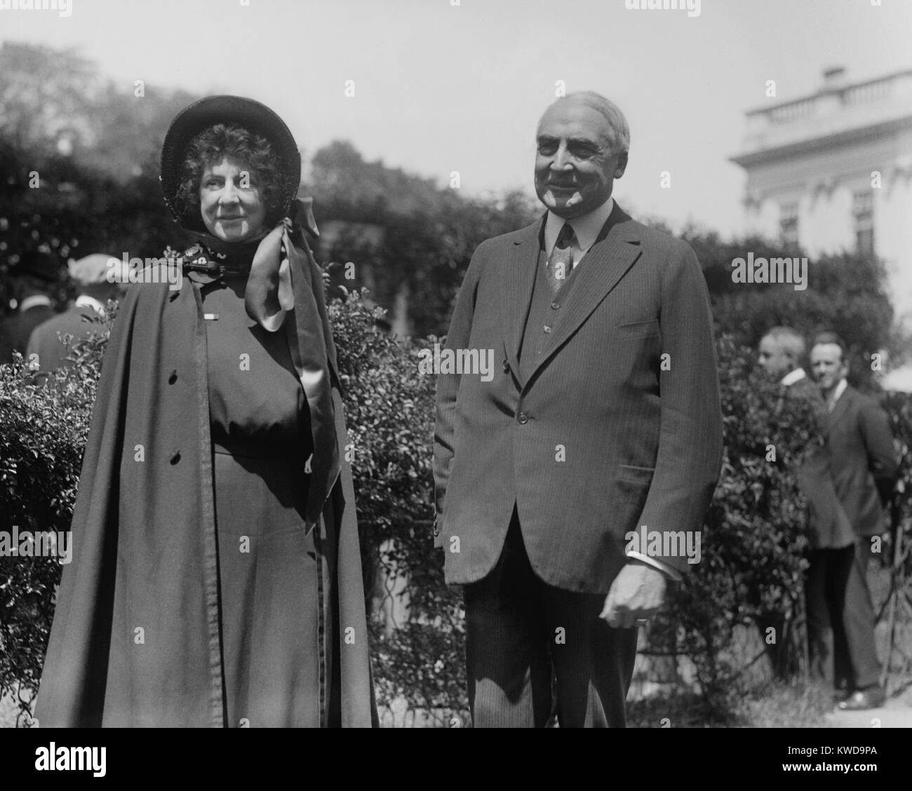 Evangeline Booth and President Warren Harding at the White House, 1921 ...