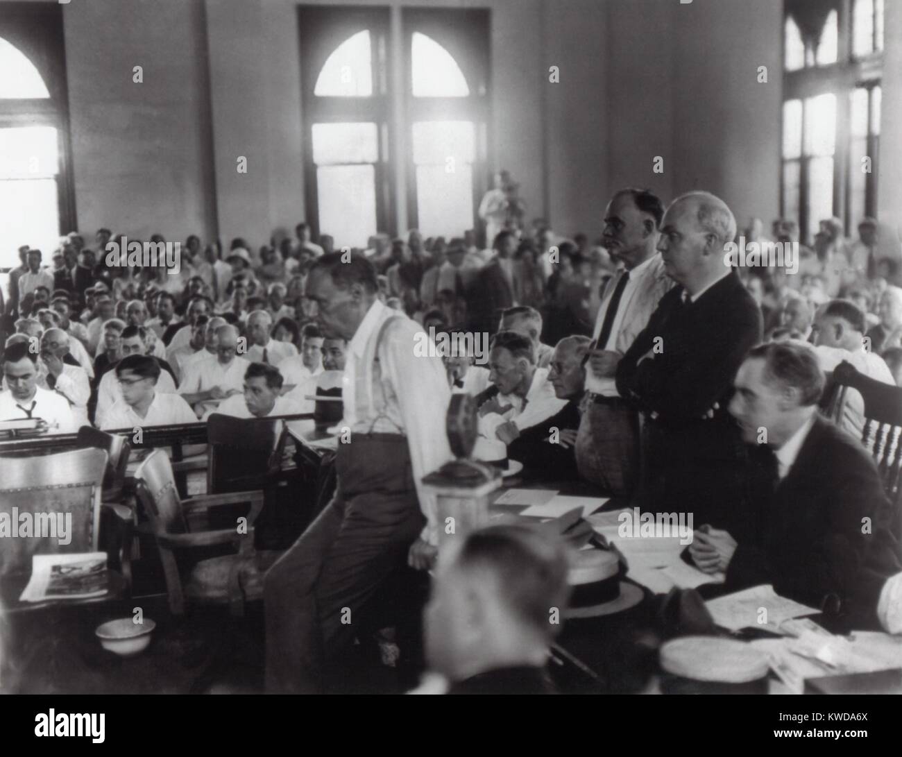 Clarence Darrow at the Scopes Trial, July 10–21, 1925, Dayton ...